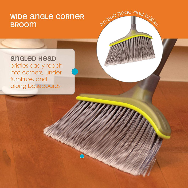 Casabella Wayclean Wide Angle Brooms | Wayfair
